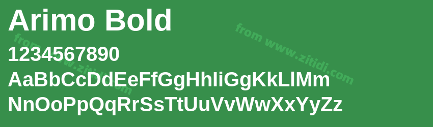 Arimo-Bold字体免费下载-Arimo-BoldBold在线预览和转换器-字体帝
