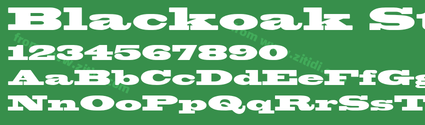 Blackoak Std字体免费下载-Blackoak StdRegular在线预览和转换器-字体帝