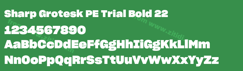 Sharp Grotesk PE Trial Bold 22字体免费下载-Sharp Grotesk PE Trial Bold ...