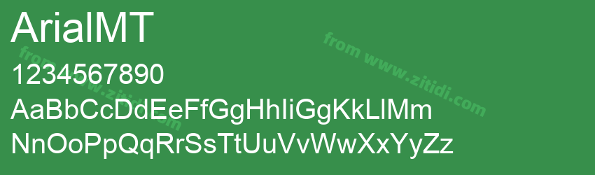 ArialMT字体免费下载-ArialMTNormal在线预览和转换器-字体帝