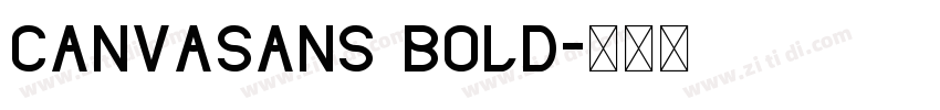 CanvaSans Bold免费下载和在线预览转换-字体帝