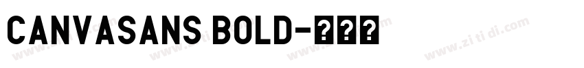 CanvaSans Bold免费下载和在线预览转换-字体帝