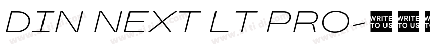 DIN NEXT LT PRO免费下载和在线预览转换-字体帝