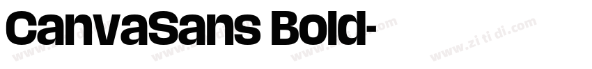 CanvaSans Bold免费下载和在线预览转换-字体帝