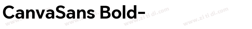 CanvaSans Bold免费下载和在线预览转换-字体帝