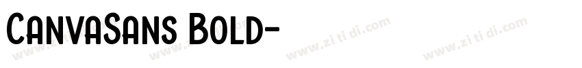 CanvaSans Bold免费下载和在线预览转换-字体帝