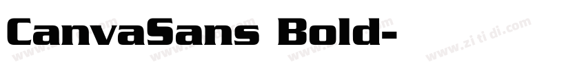 CanvaSans Bold免费下载和在线预览转换-字体帝