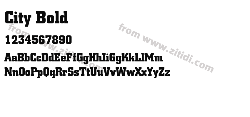 City-Bold字体免费下载-City-BoldBold在线预览和转换器-字体帝