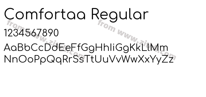 Comfortaa-Regular字体免费下载-Comfortaa-RegularRegular在线预览和转换器-字体帝